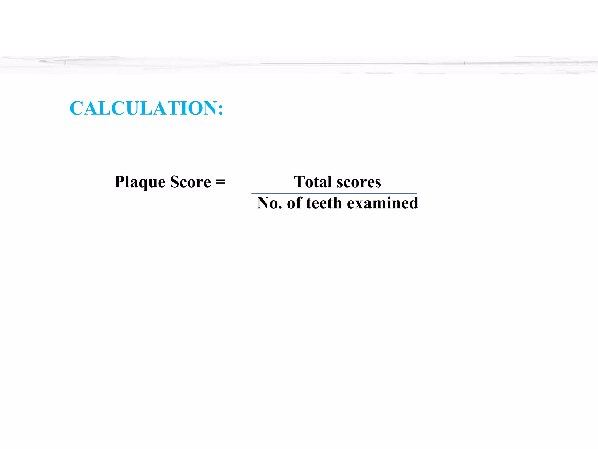 Periodontal Indices | PPTX