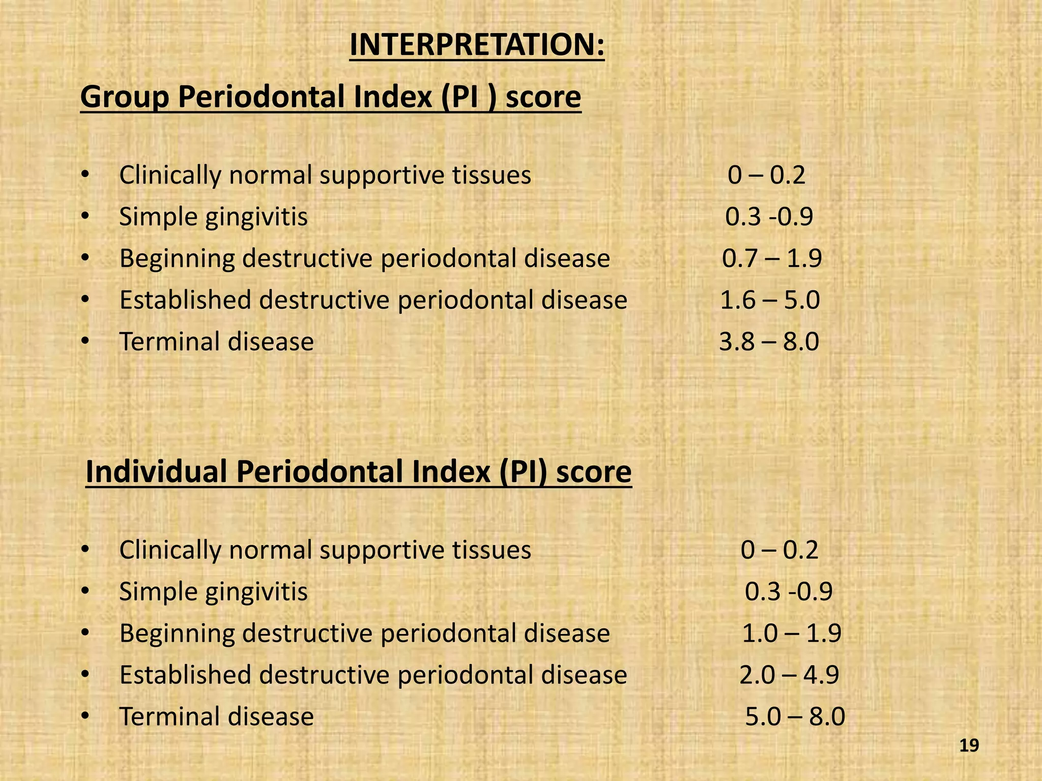 Periodontal Indices by Dr. Neelam Das .pptx