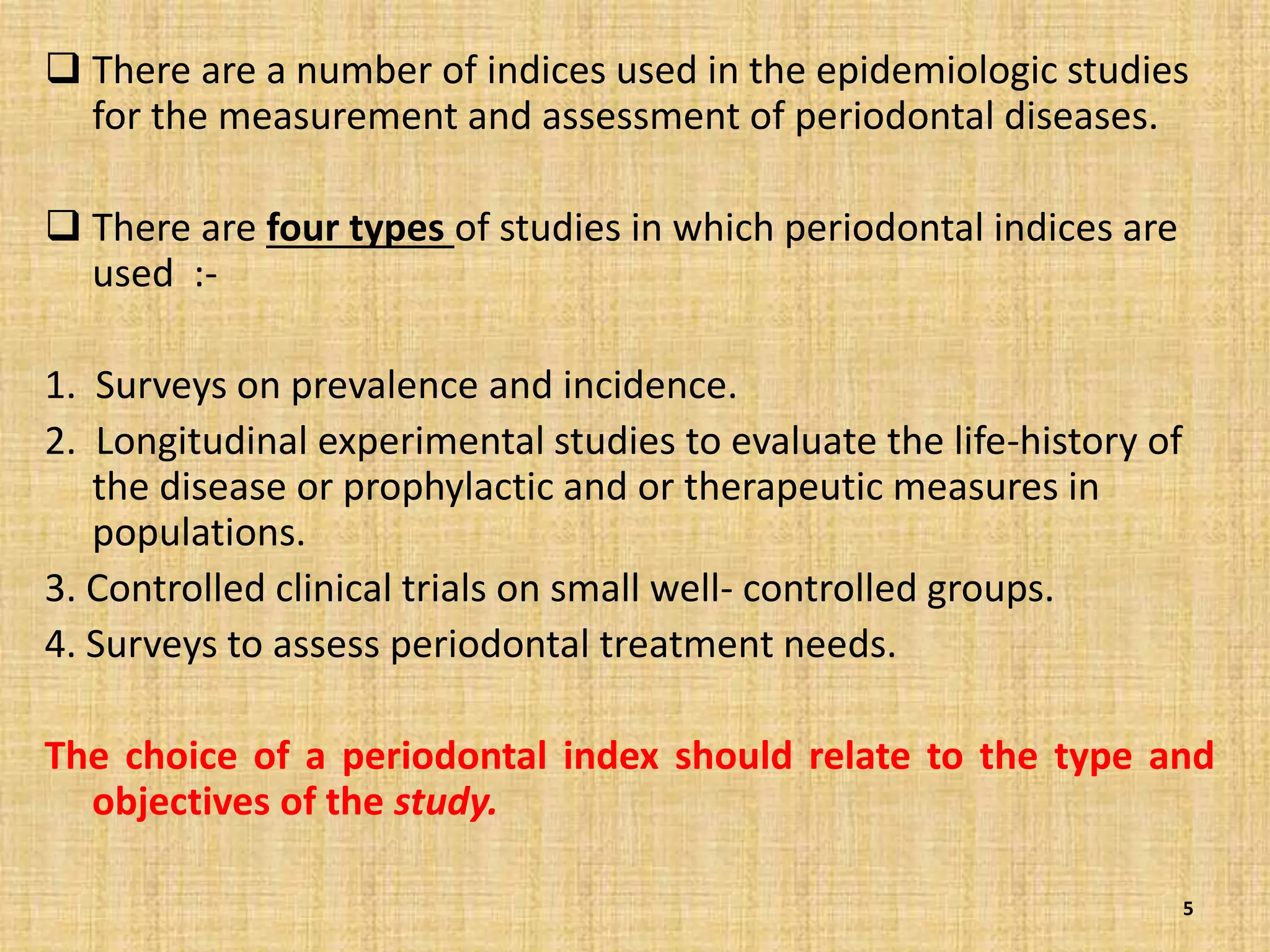 Periodontal Indices by Dr. Neelam Das .pptx