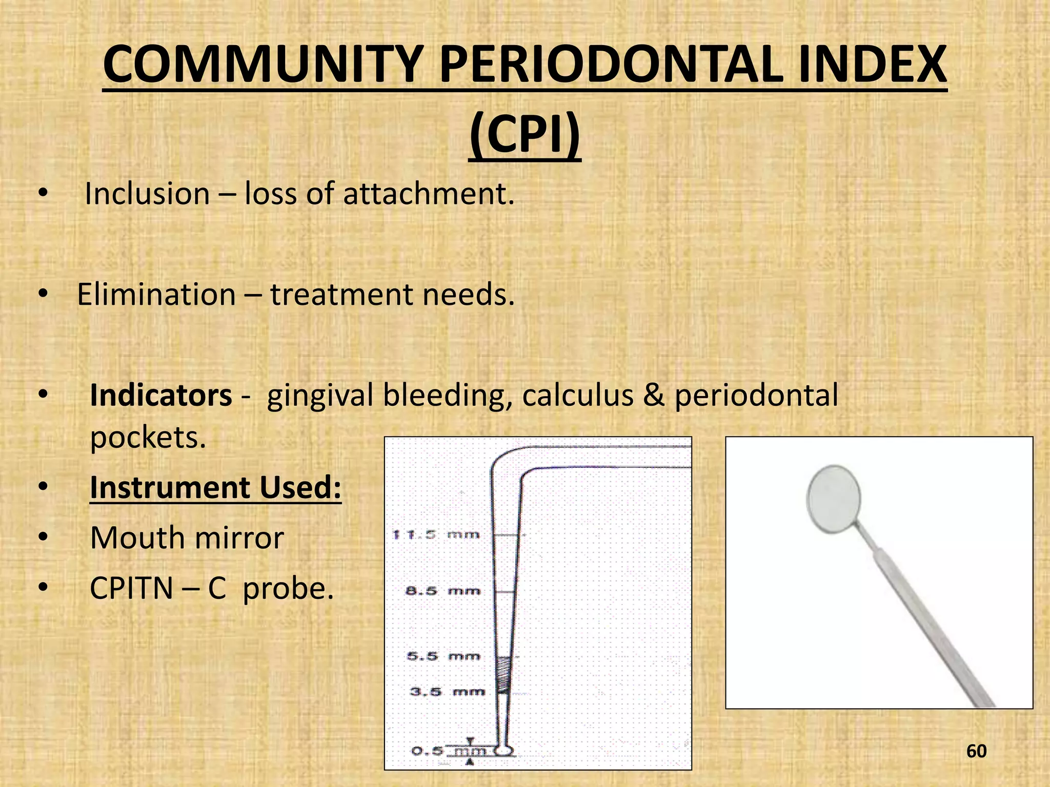 Periodontal Indices by Dr. Neelam Das .pptx
