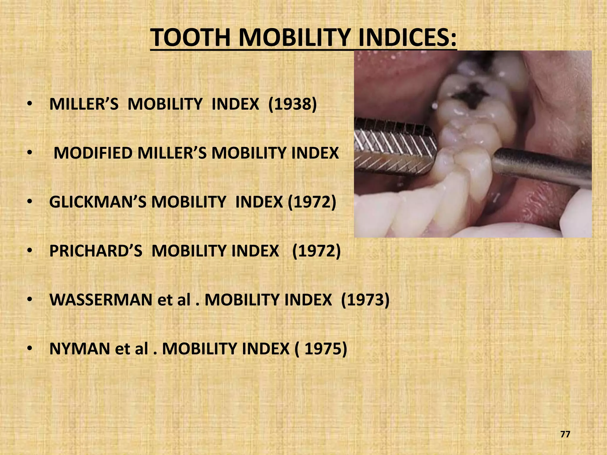 Periodontal Indices by Dr. Neelam Das .pptx