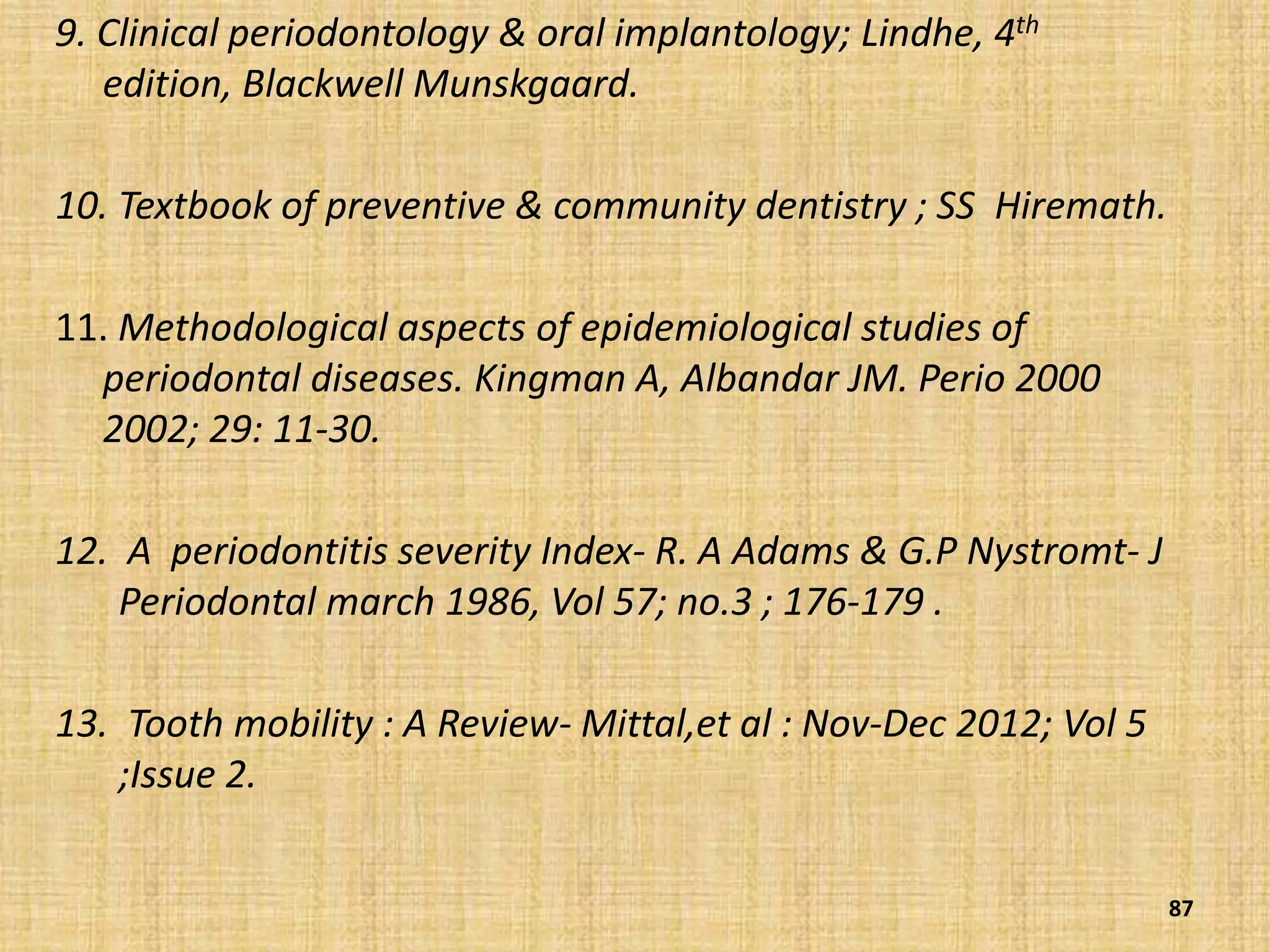 Periodontal Indices by Dr. Neelam Das .pptx