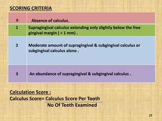 Periodontal Indices by Dr. Neelam Das .pptx