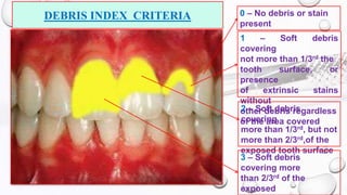 Periodontal indices final | PPTX