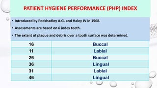 Periodontal indices final | PPTX
