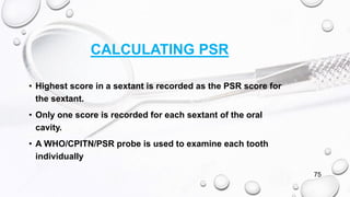 Periodontal indices final | PPTX