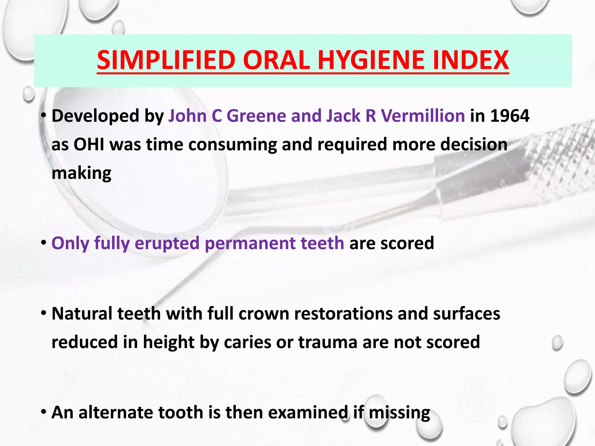 Periodontal indices final | PPTX