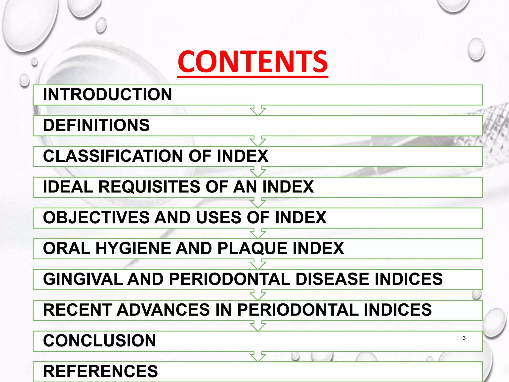 Periodontal indices final | PPTX