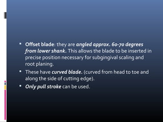Periodontal instrumentation | PPT