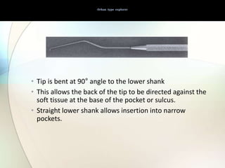 PERIODONTAL INSTRUMENTATION( Dr. JILU) | PPTX