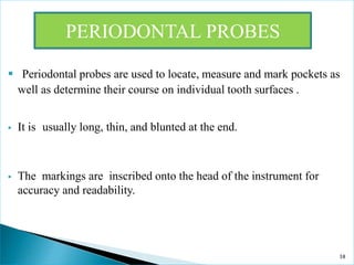 Periodontal instruments | PPTX