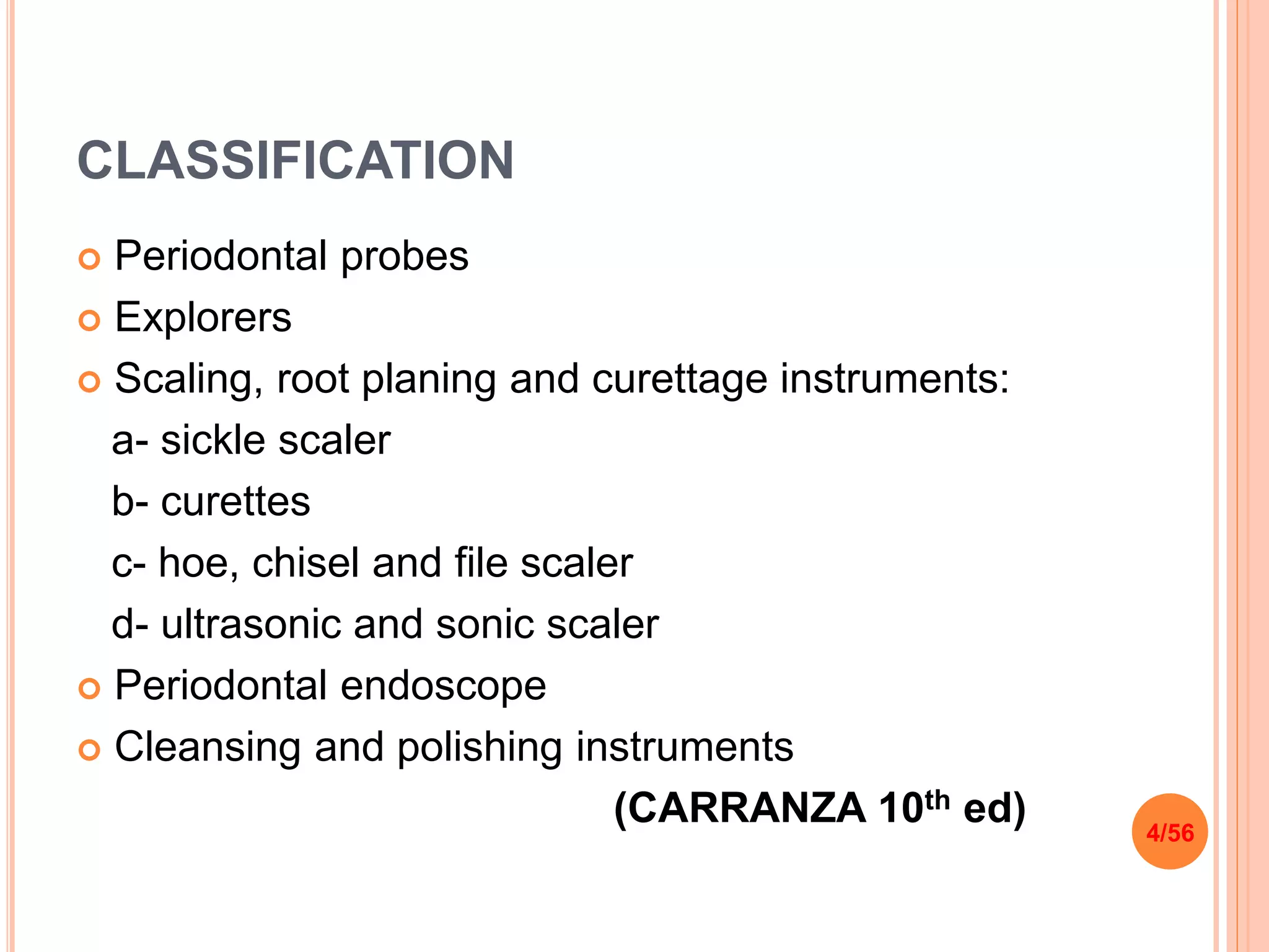 Periodontal instruments | PPTX