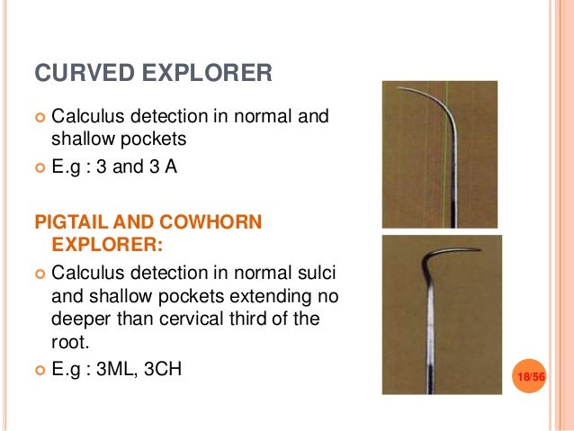 Periodontal instruments