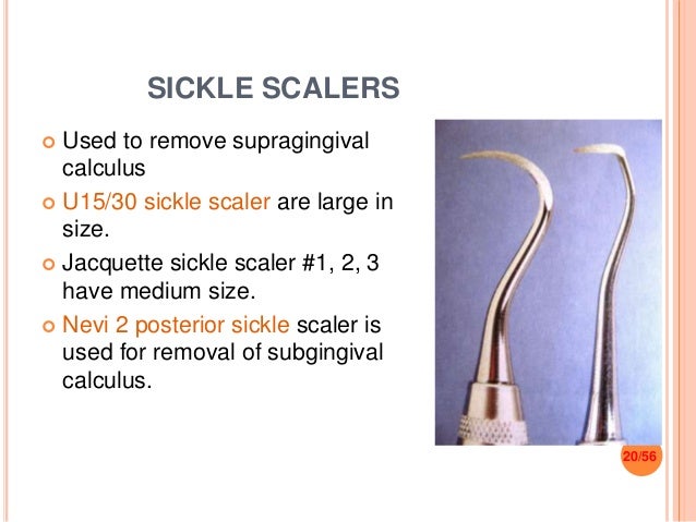 Periodontal instruments