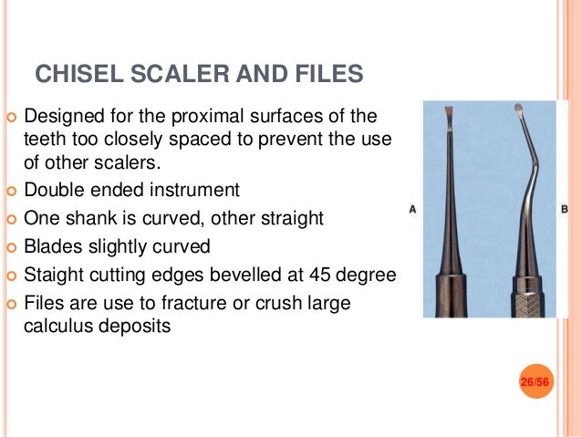 Periodontal instruments