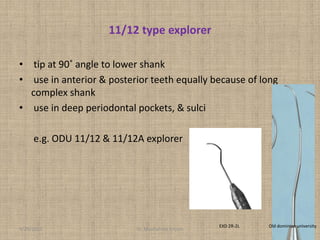 Periodontal instruments | PPTX