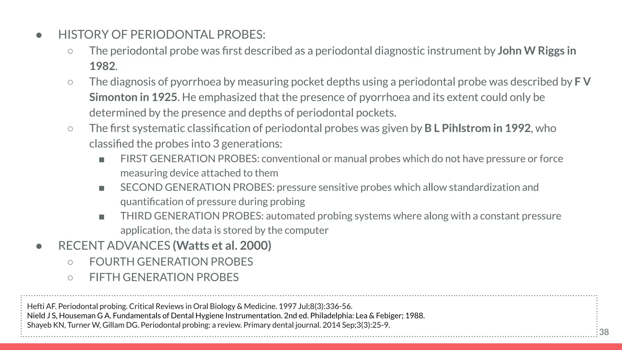 Classification of Periodontal Instruments | PDF