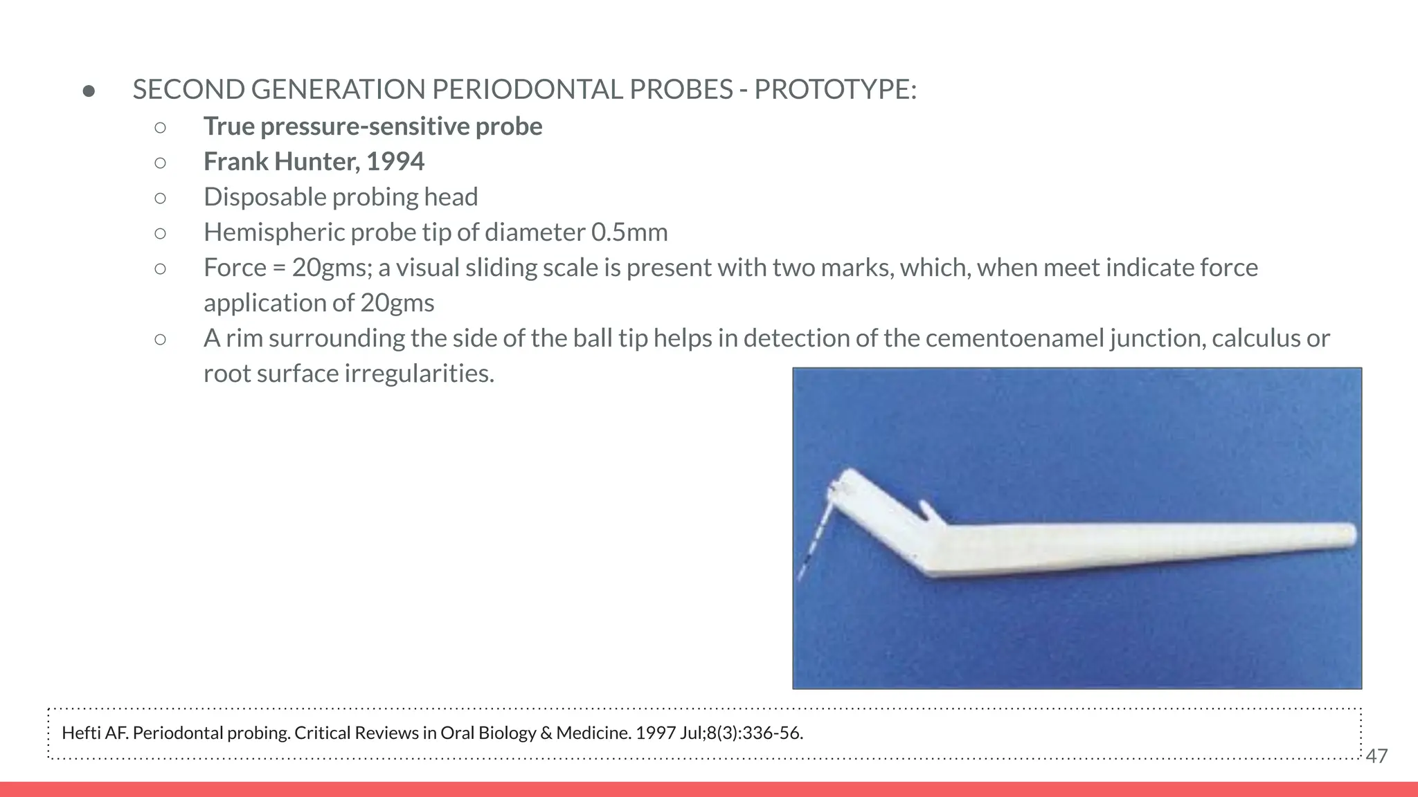 Classification of Periodontal Instruments | PDF
