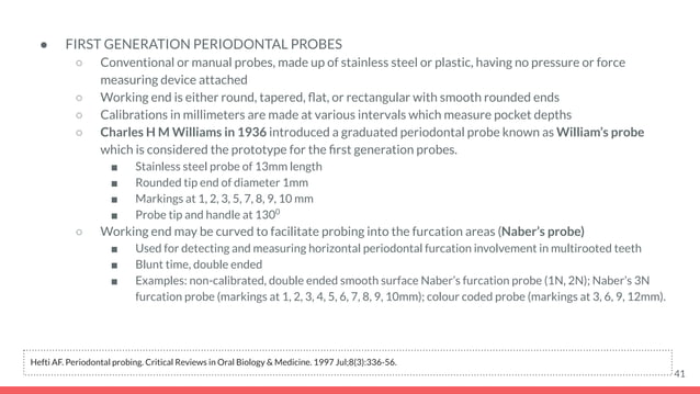 Classification of Periodontal Instruments | PDF