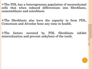 Periodontal ligament | PPT
