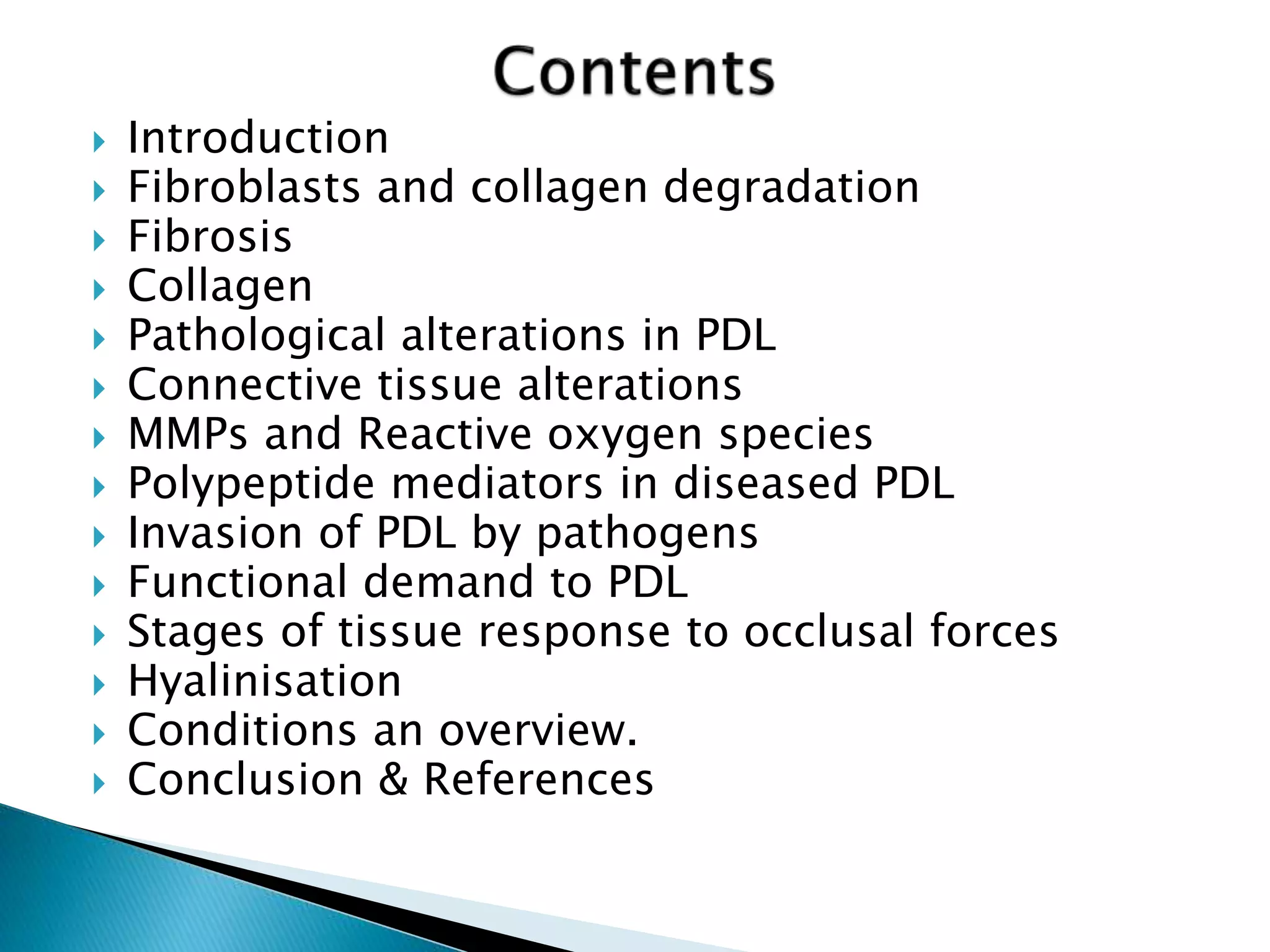 Periodontal ligament in disease | PPTX