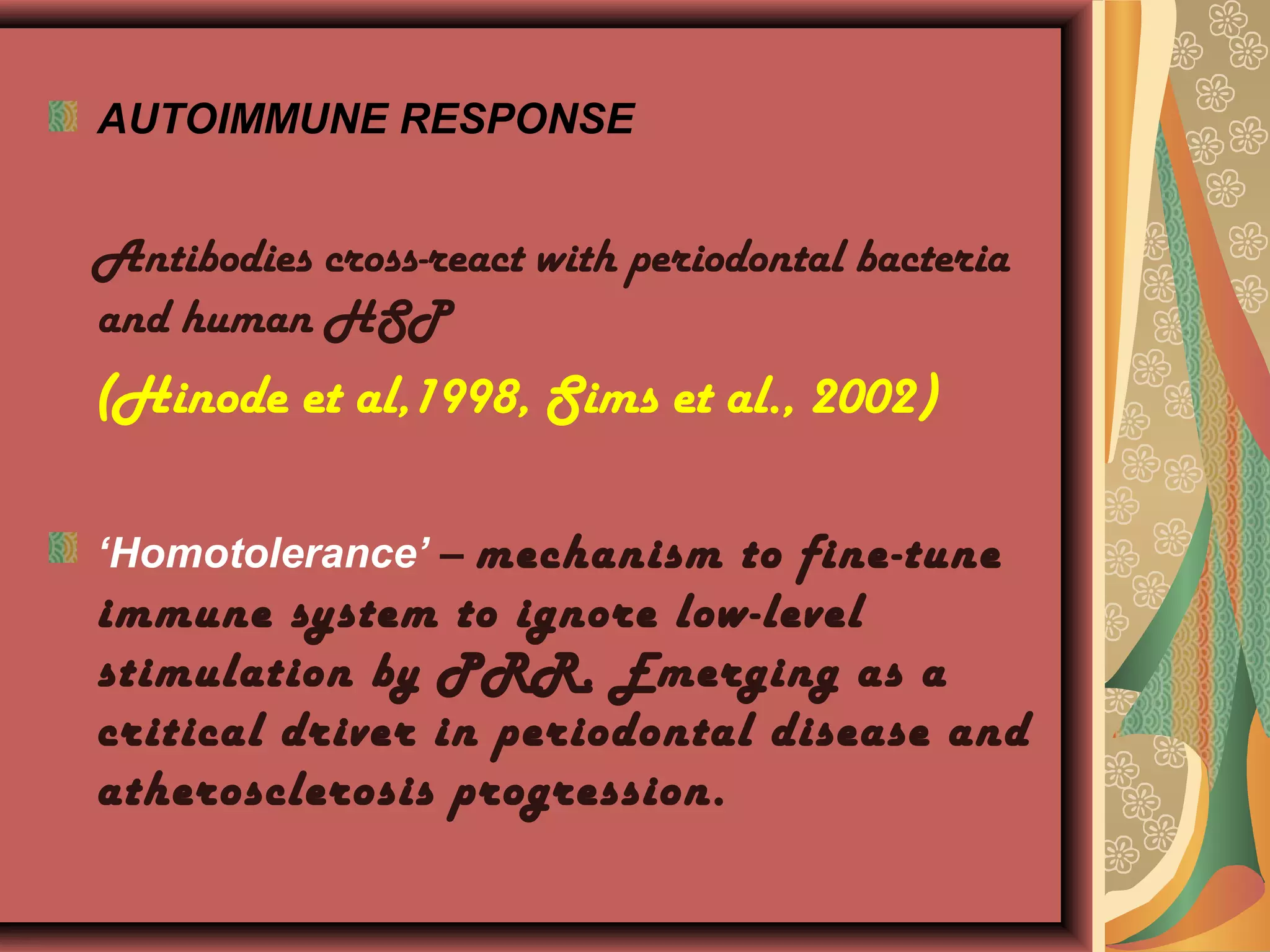 Periodontal medicine - Dr Harshavardhan Patwal | PPT