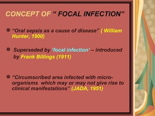 Periodontal medicine - Dr Harshavardhan Patwal | PPT