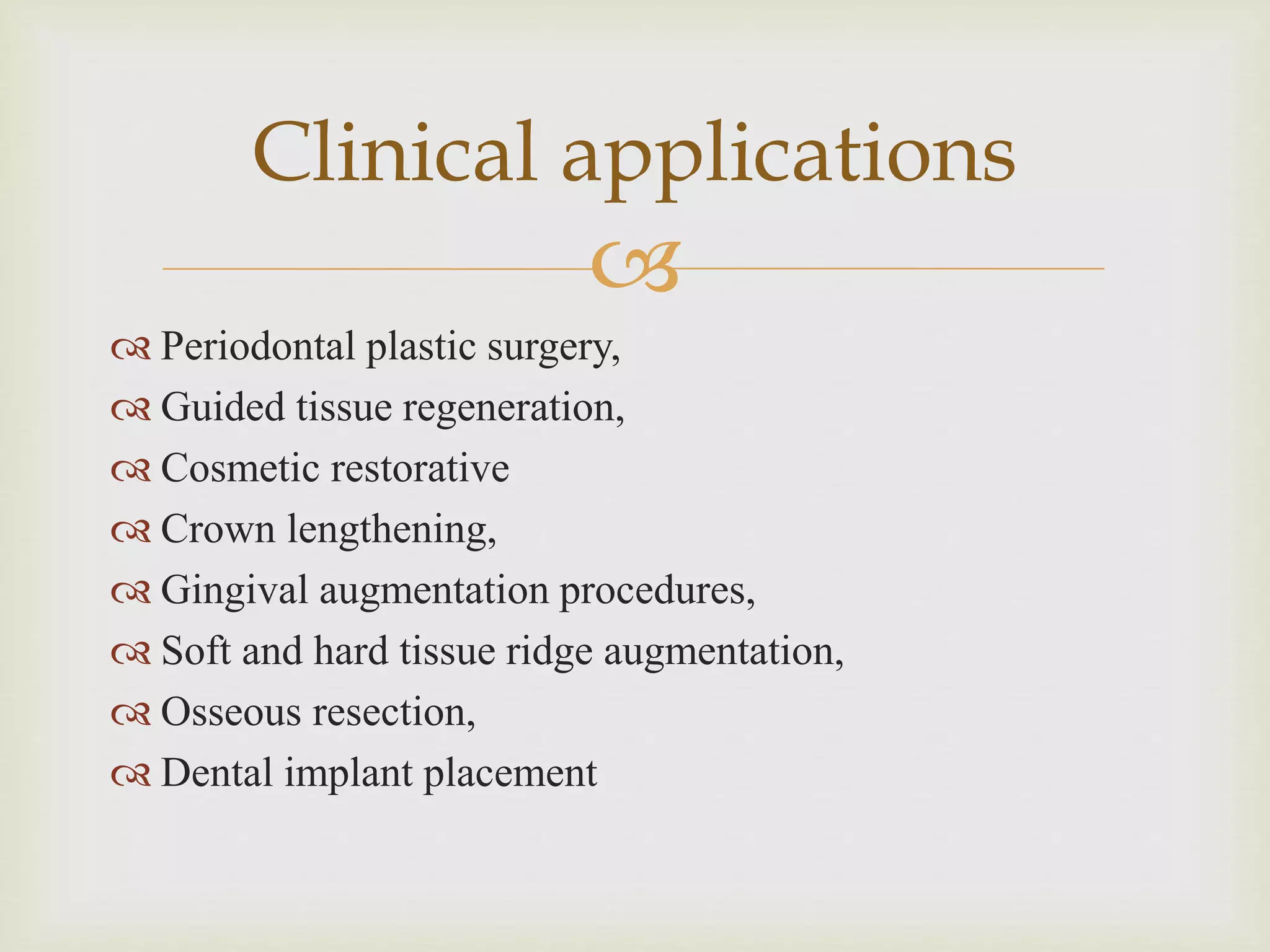 Periodontal microsurgery | PPTX