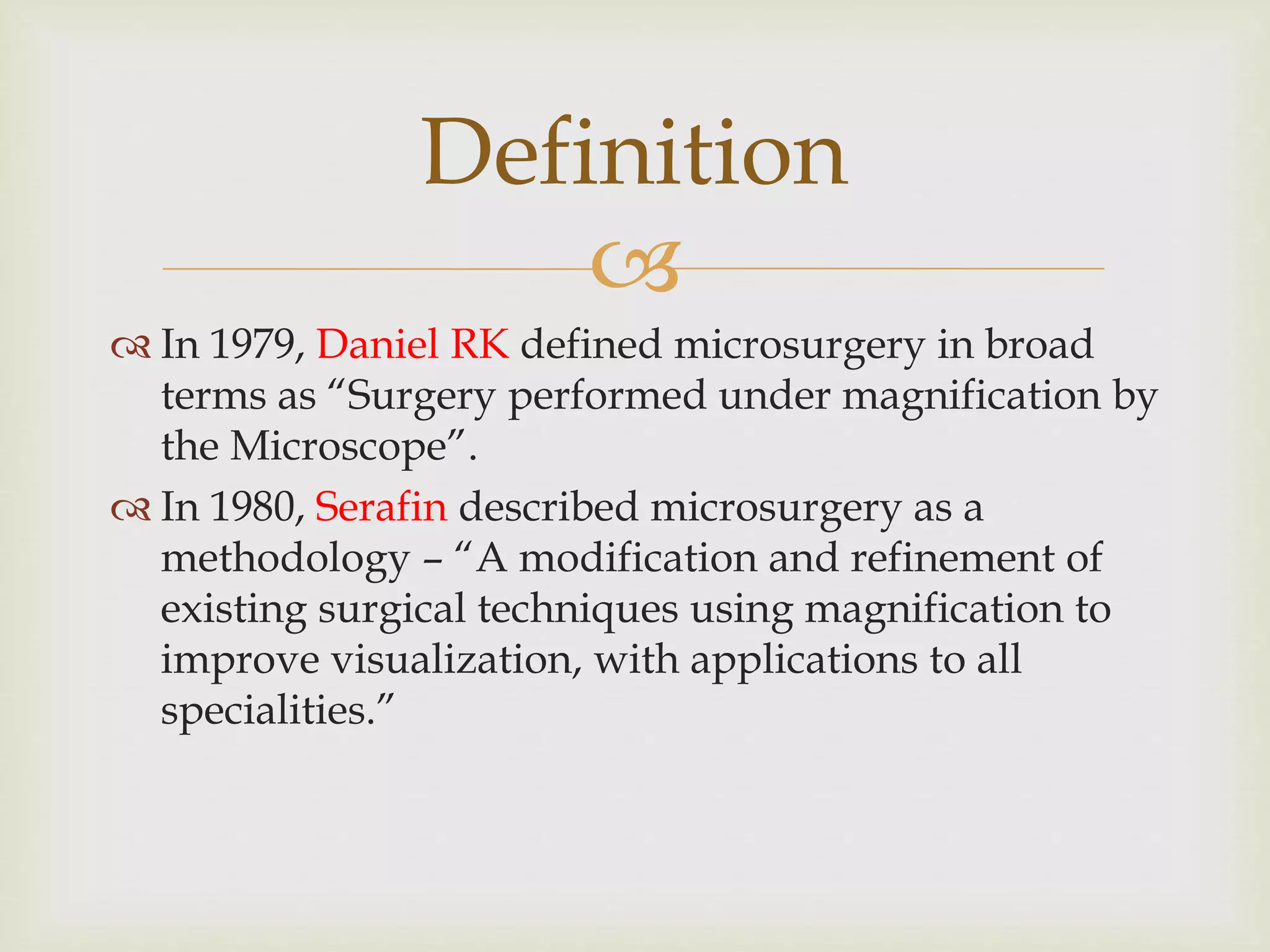 Periodontal microsurgery | PPTX