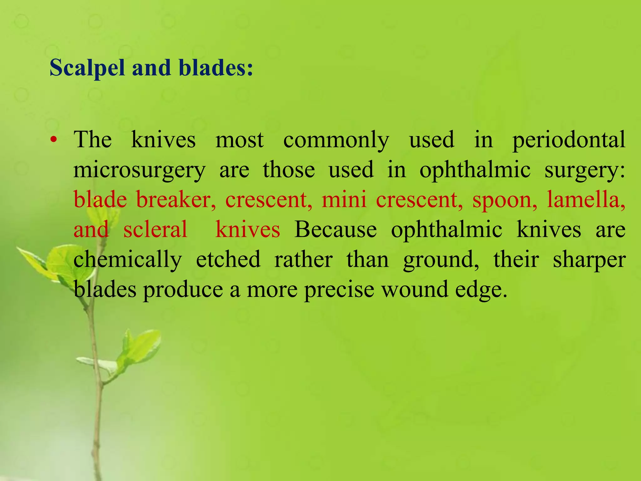 Periodontal microsurgery | PPTX