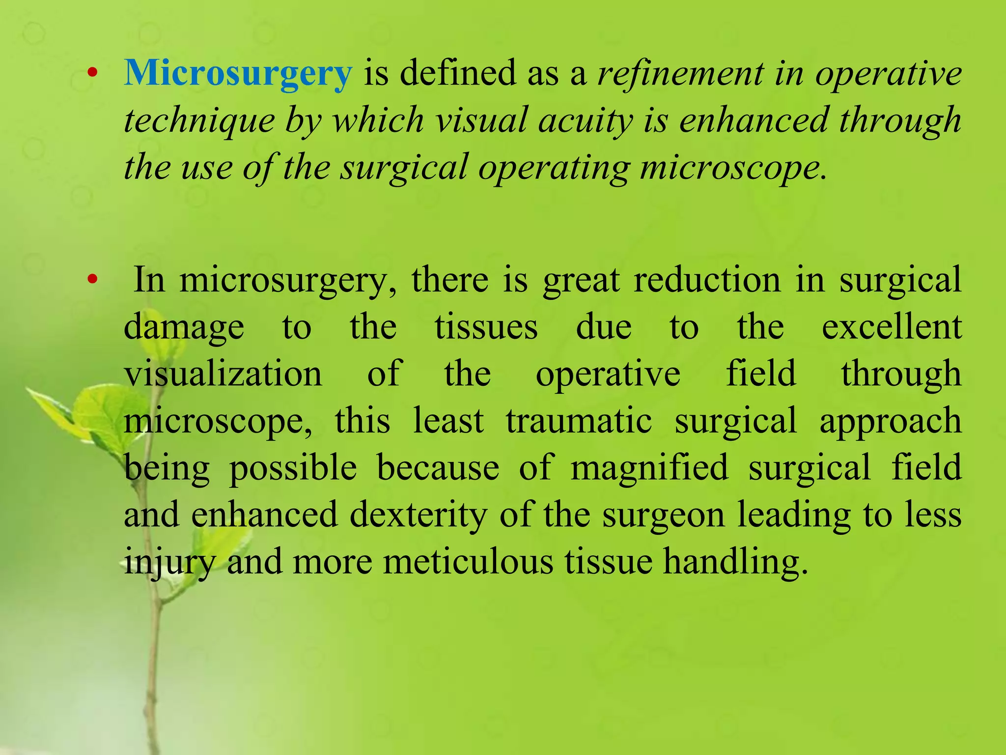 Periodontal microsurgery | PPTX