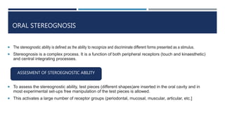 Periodontal, peri implant innervation and propioception | PPTX