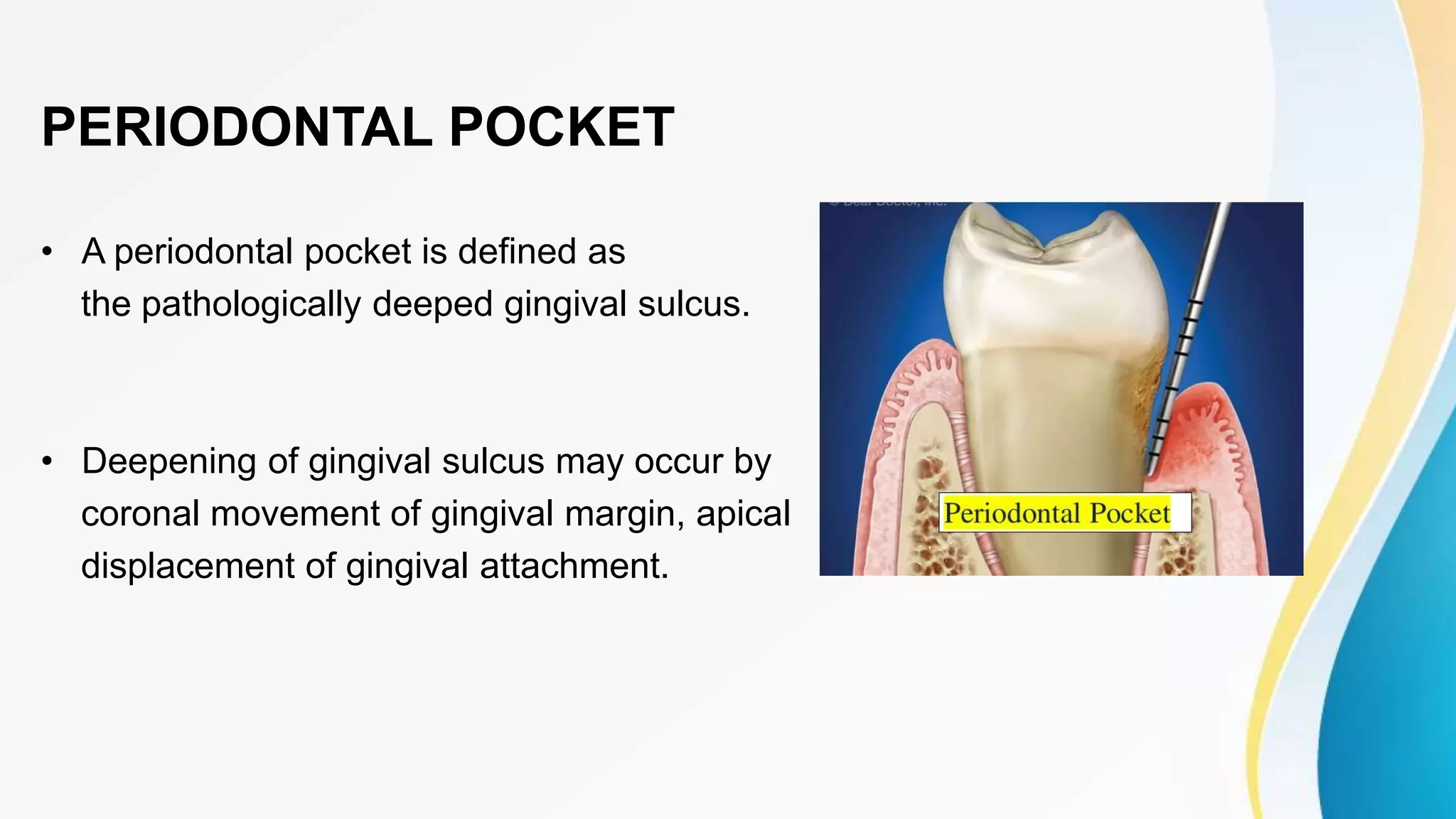 Periodontal pocket , Gingival Recession , Tooth mobility | PPTX