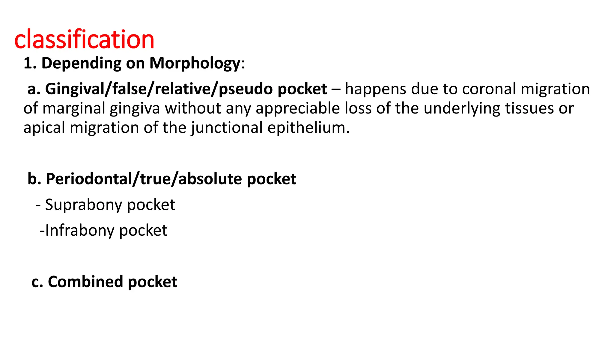 PERIODONTAL_POCKET pathogenesis and management | PPTX