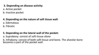 PERIODONTAL_POCKET pathogenesis and management | PPTX