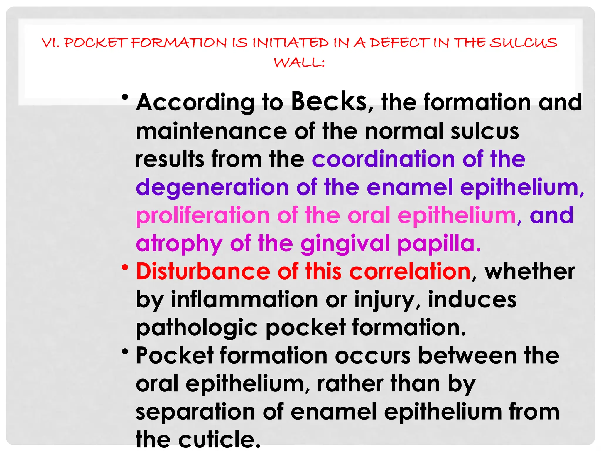 periodontal pocket AND ITS EFFECTS ON DENTITION | PPTX