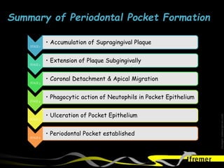 Periodontal pockets & it's pathogenesis | PPTX