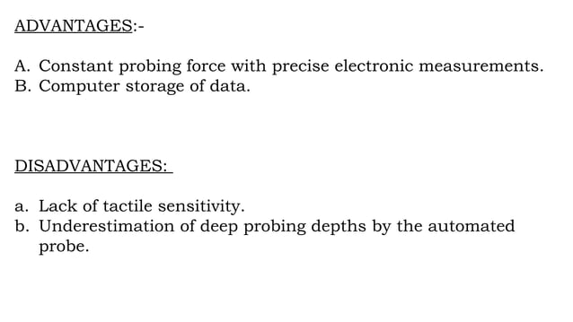 PERIODONTAL PROBE.instrumental presentation pptx | PPT