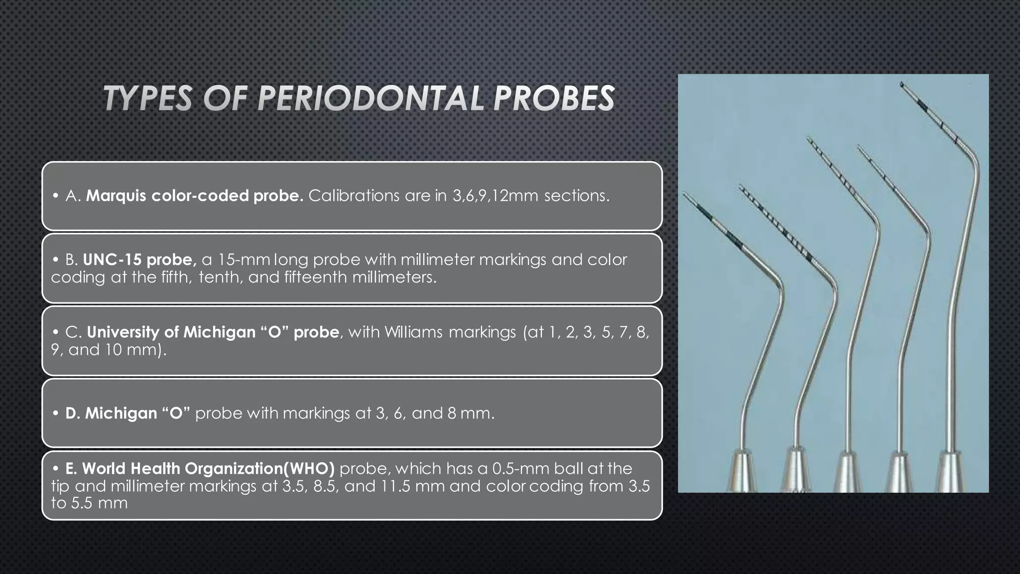 Periodontal probe and explorer | PDF
