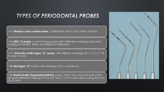 Periodontal probe and explorer | PDF