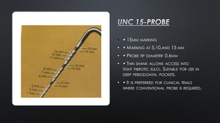 Periodontal probe and explorer | PDF