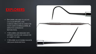 Periodontal probe and explorer | PDF