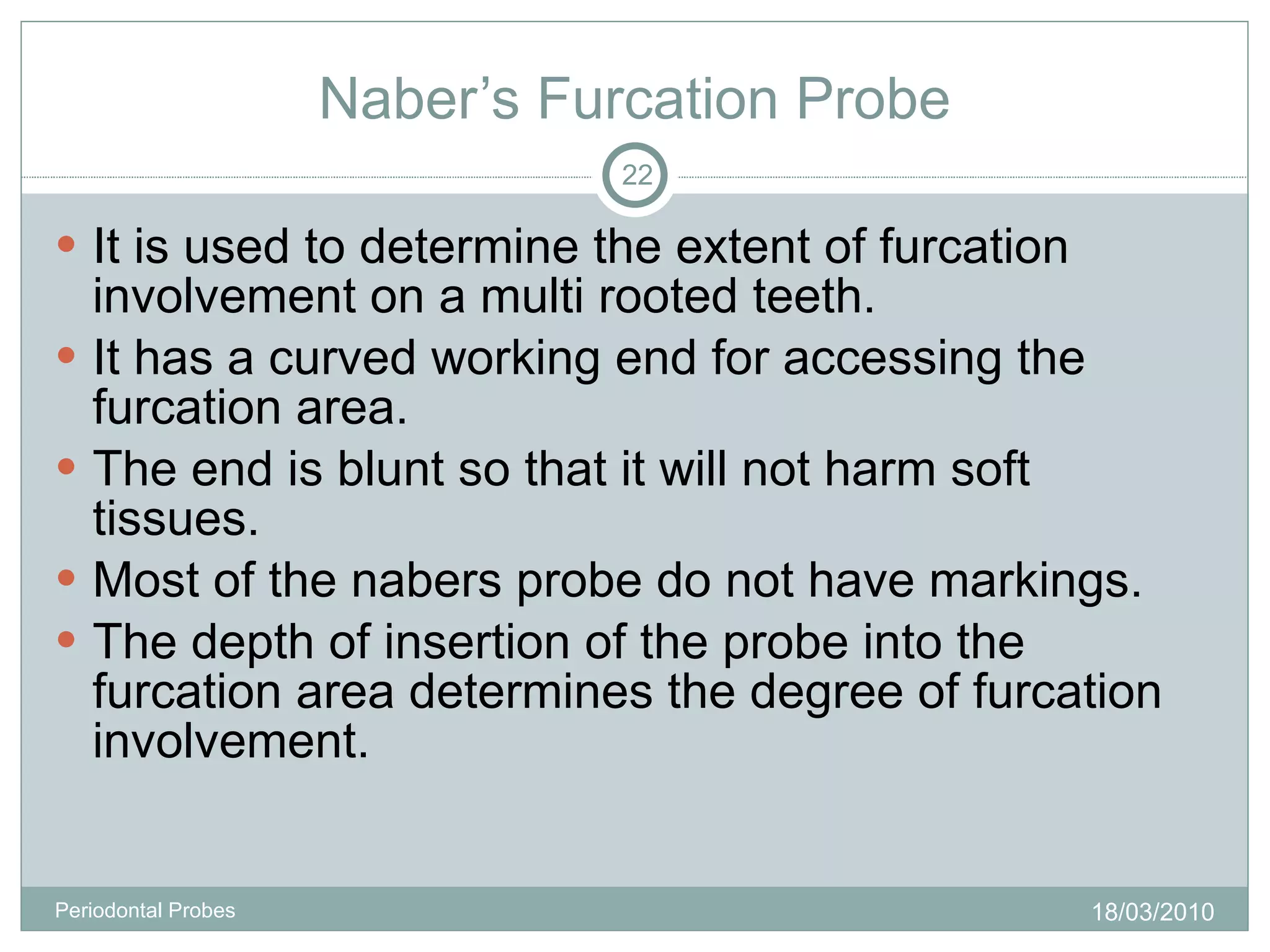 Periodontal probes | PPT