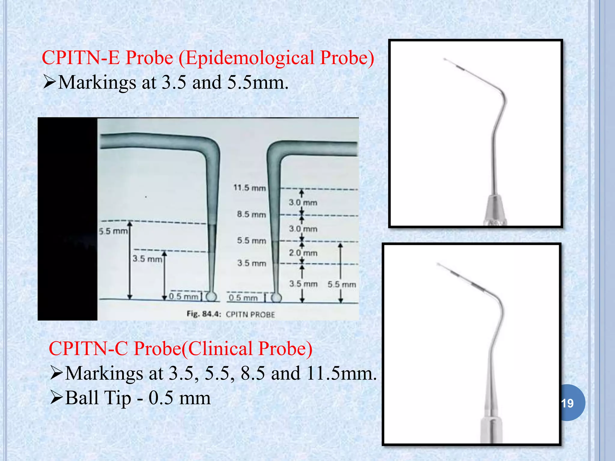 Periodontal probes | PPTX