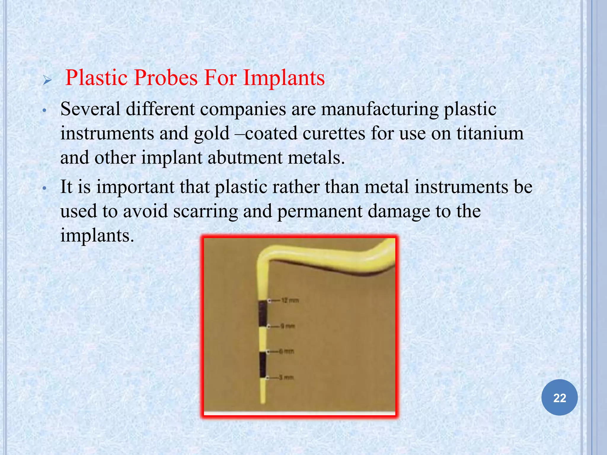 Periodontal probes | PPTX