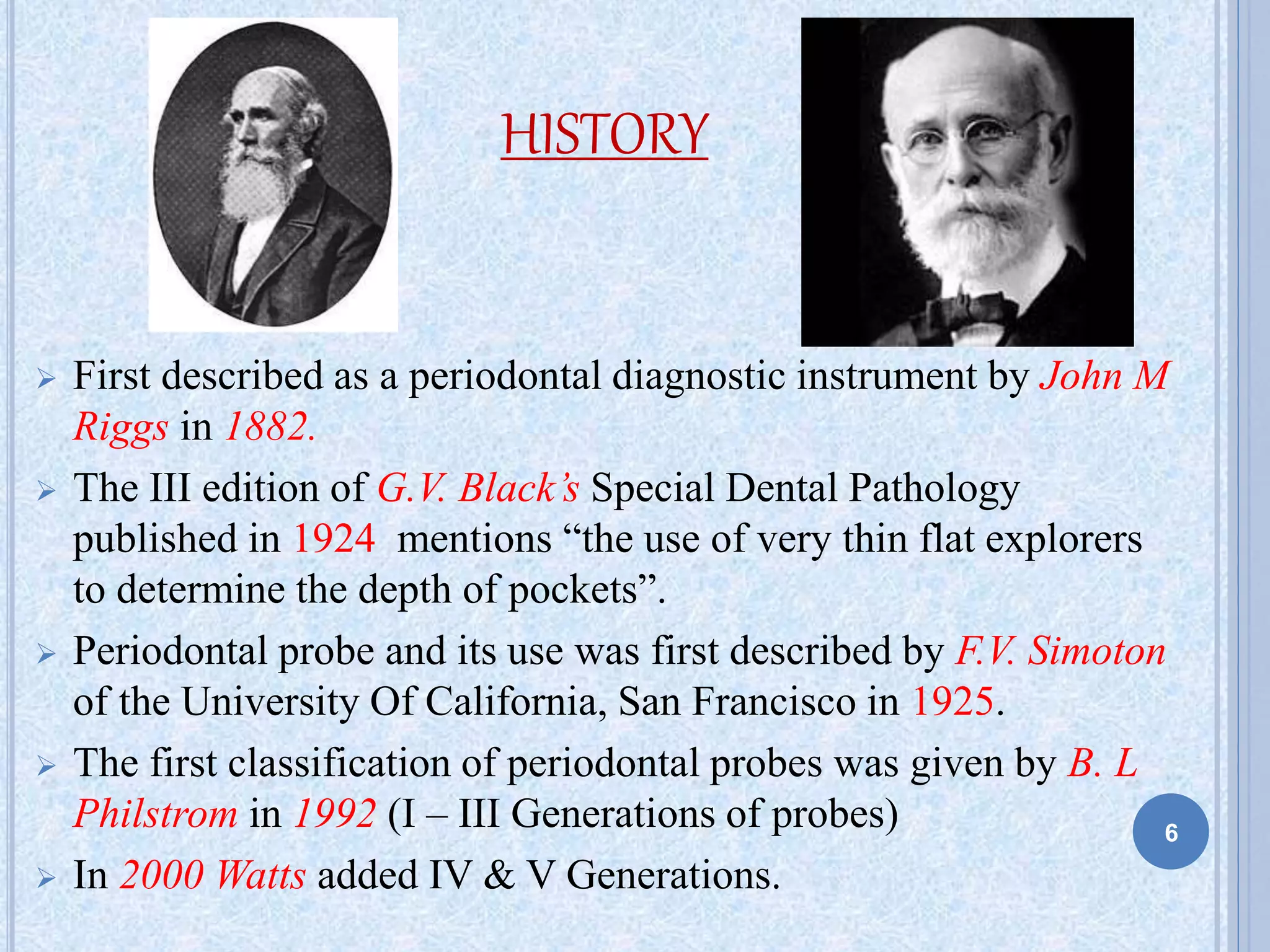 Periodontal probes | PPTX