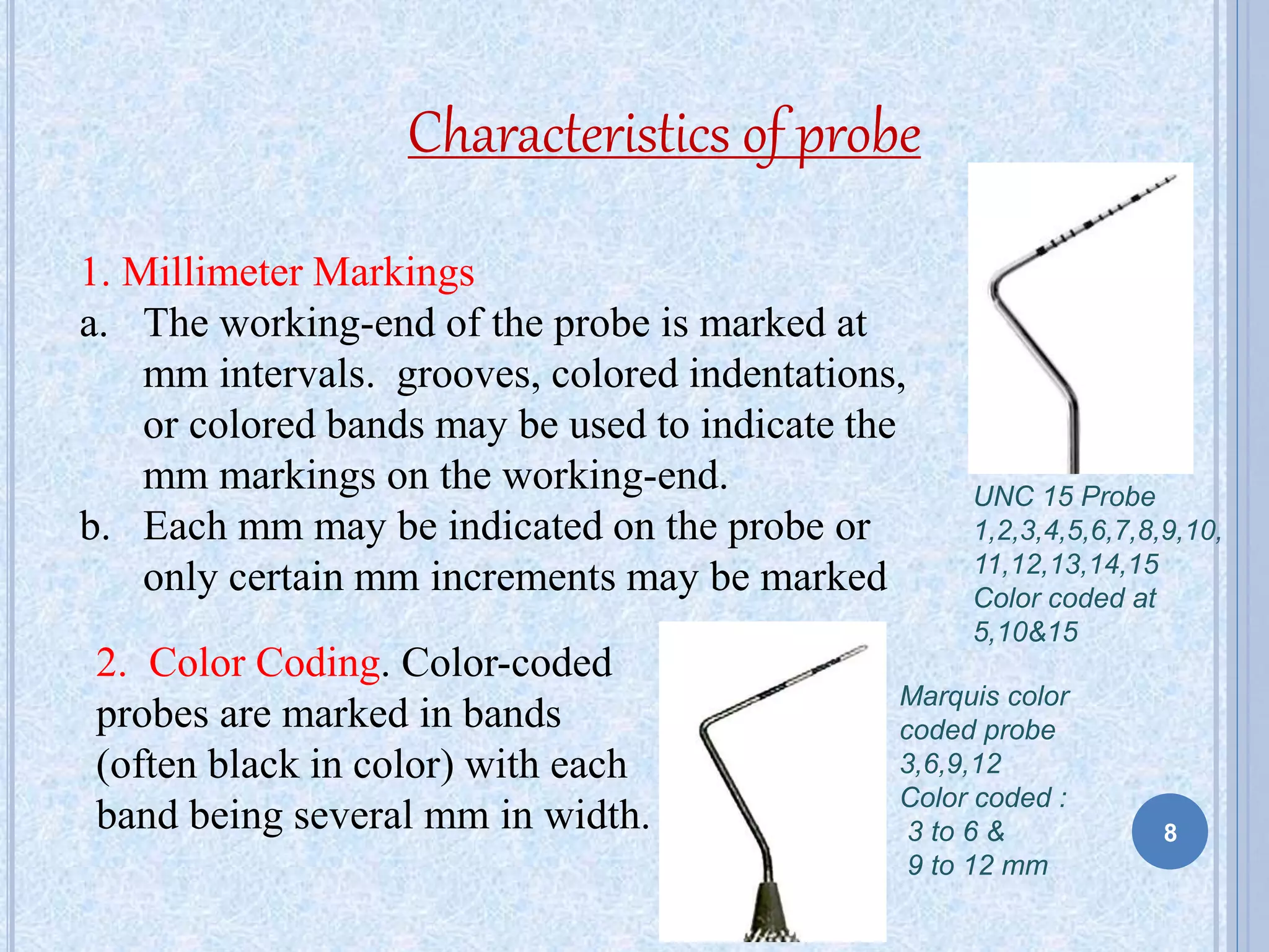 Periodontal probes | PPTX