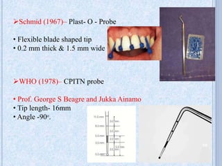 Periodontal Probe Measurements