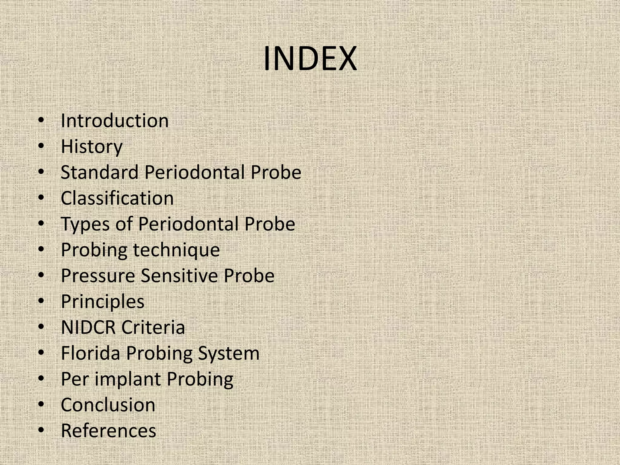 Periodontal probing and techniques | PPTX