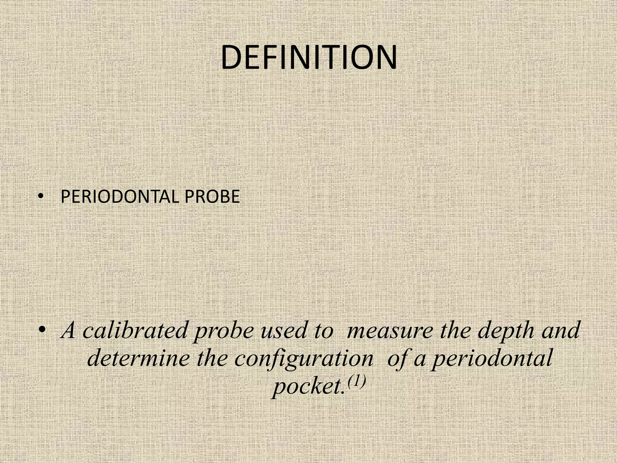 Periodontal probing and techniques | PPTX
